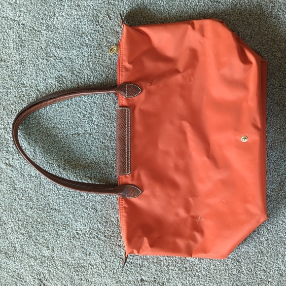 Longchamp | Bags | Longchamp Le Pliage Orange Tote Bag Large | Poshmark